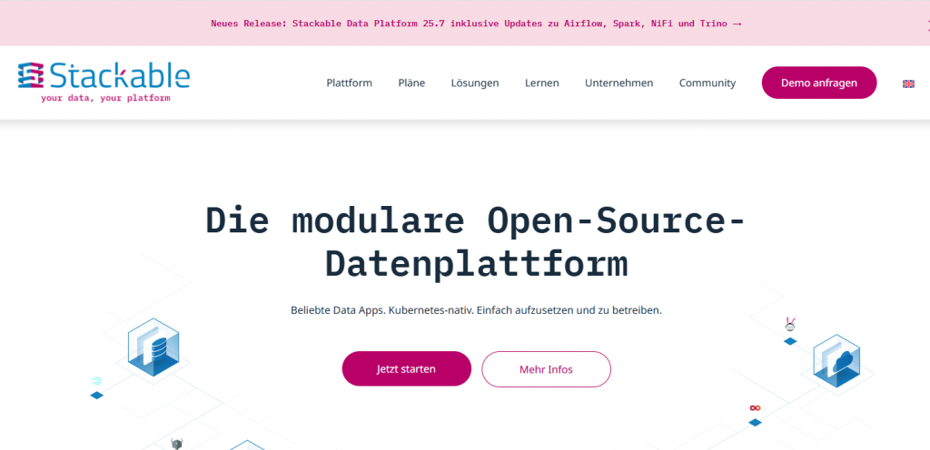 Stackable Data Platform 25.7 - Security Storage und Channel Germany